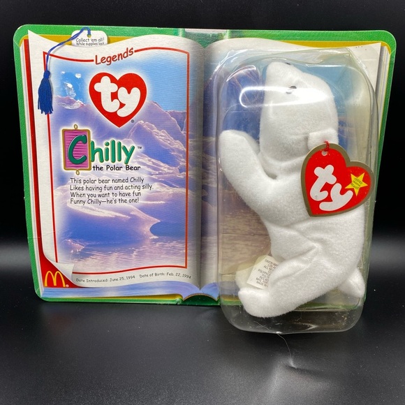 Ty | Toys | Mcdonalds Happy Meal Toy Ty Legends Chilly The Polar Bear ...